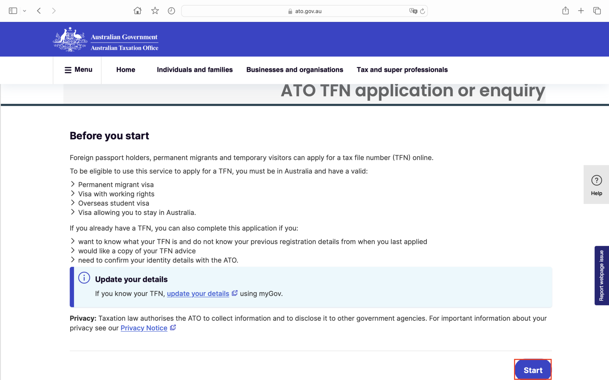 澳打｜稅號篇：TFN線上申請流程、如何電話查稅號、ATO連結myGov教學 - 歐粒旅行中Olivia Traveling